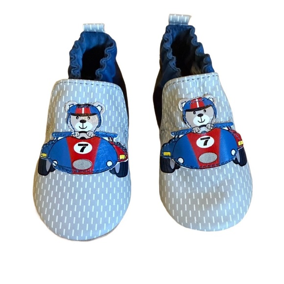 Robeez | Shoes | Robeez Soft Soles Bear Blue Leather 62 Months | Poshmark